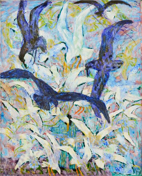 Ragnar Sandberg | ”Fiskmåsar” | MutualArt