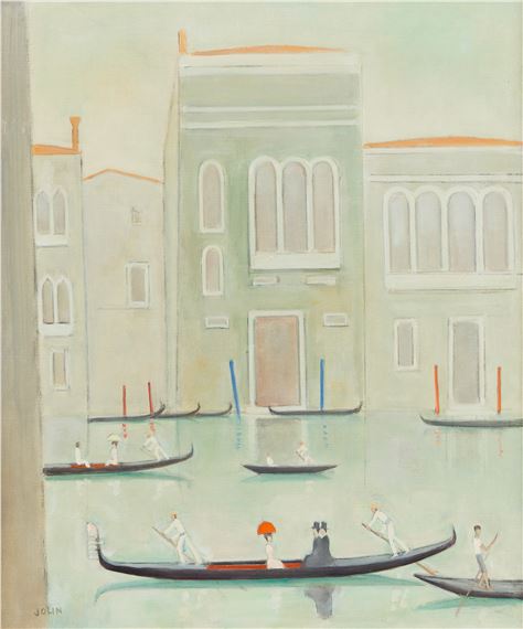 Einar Jolin | Gondoler i Venedig | MutualArt