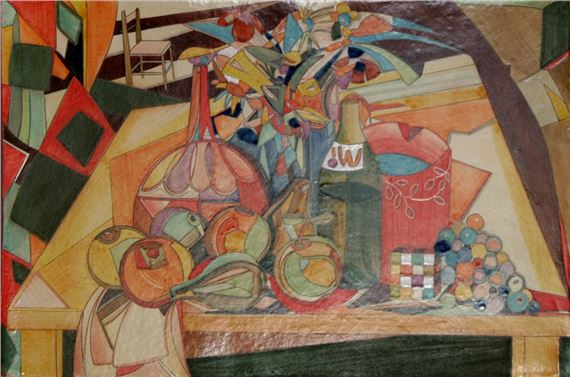 Mirko Guida | FRUIT AND RUBIX CUBE STILL LIFE (2007) | MutualArt