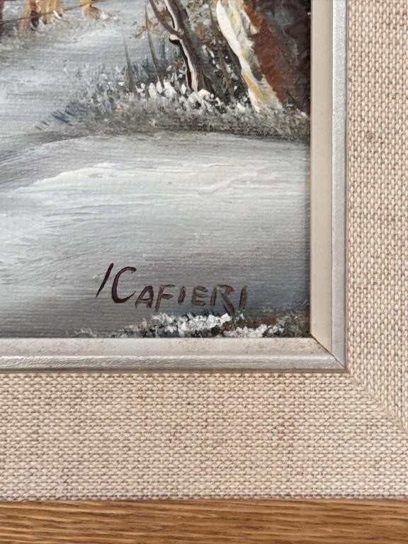 Irene Cafieri | IRENE CAFIERI SIGNED OIL ON CANVAS COUNTRYSIDE | MutualArt