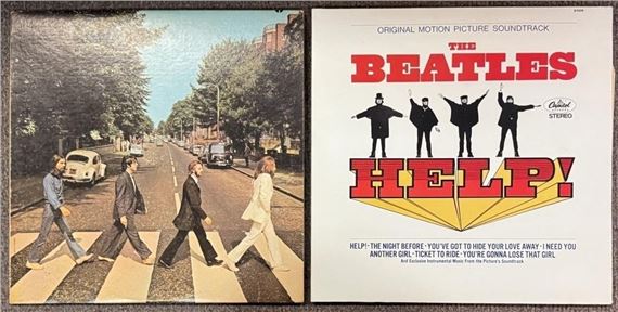 The Beatles | THE BEATLES HELP AND ABBEY ROAD ROCK LPS | MutualArt
