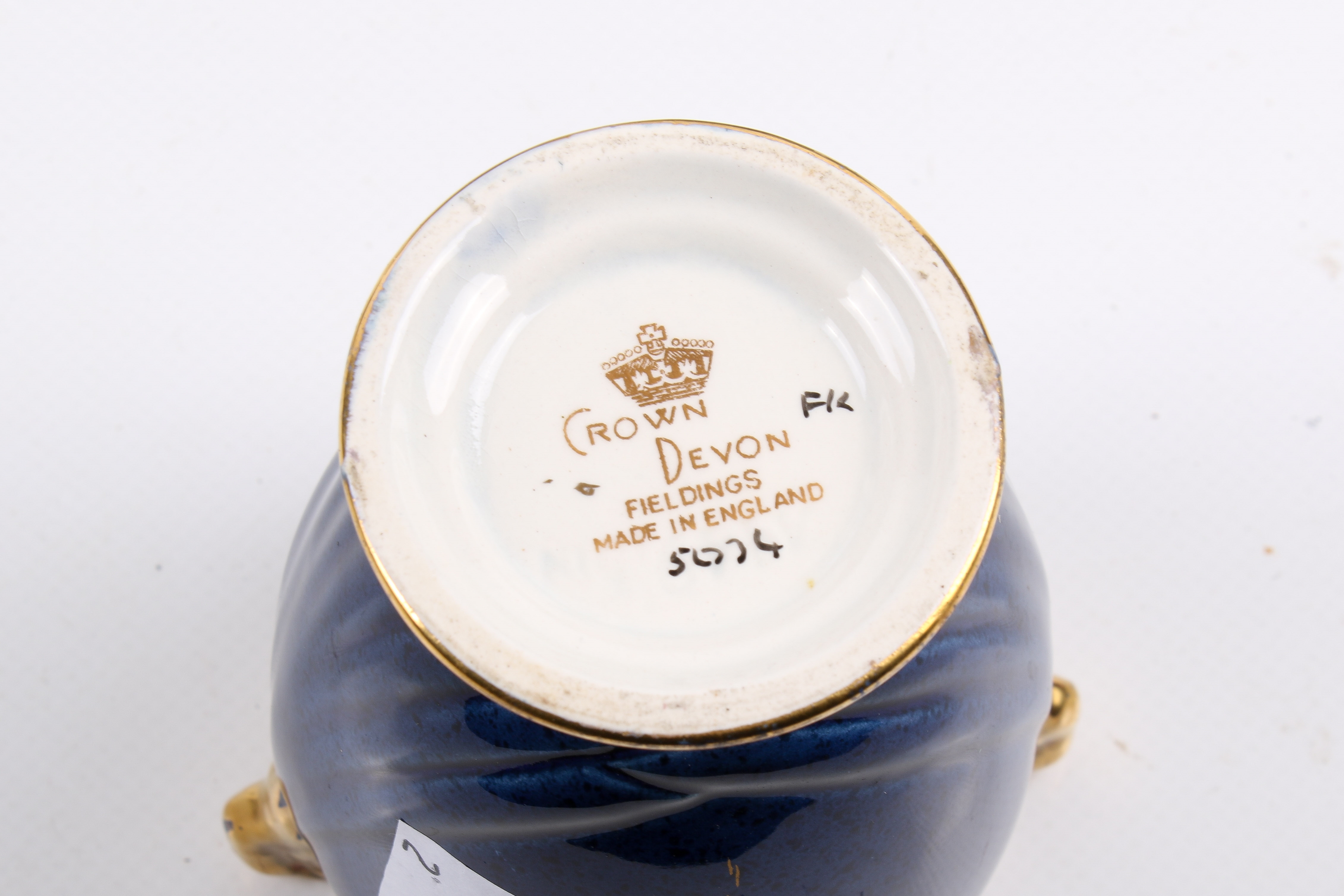 DeVon Stanfield | Six pieces of Fielding's Crown Devon lustre ware ...