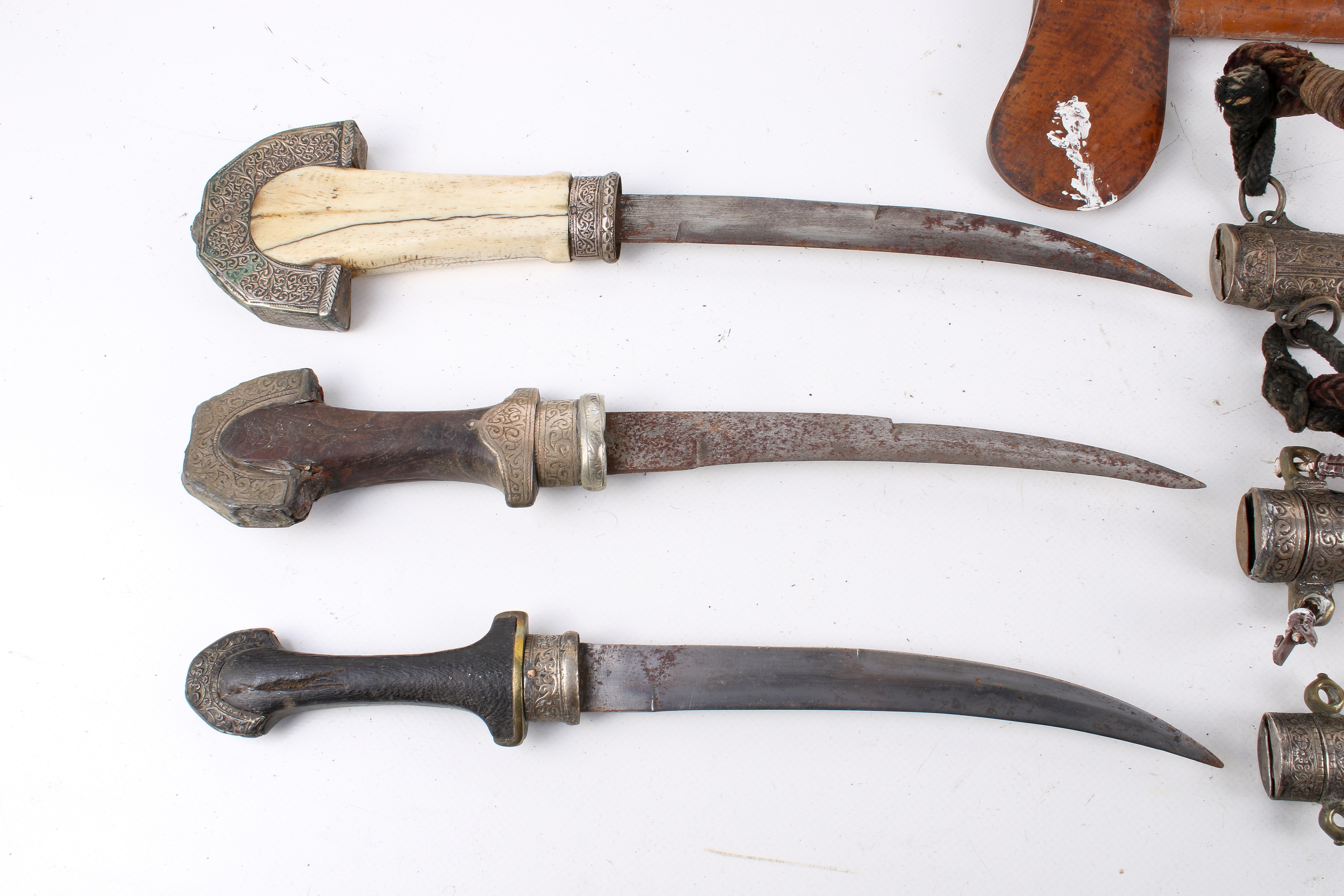 Blade | A Balinese kris and three Persian daggers | MutualArt