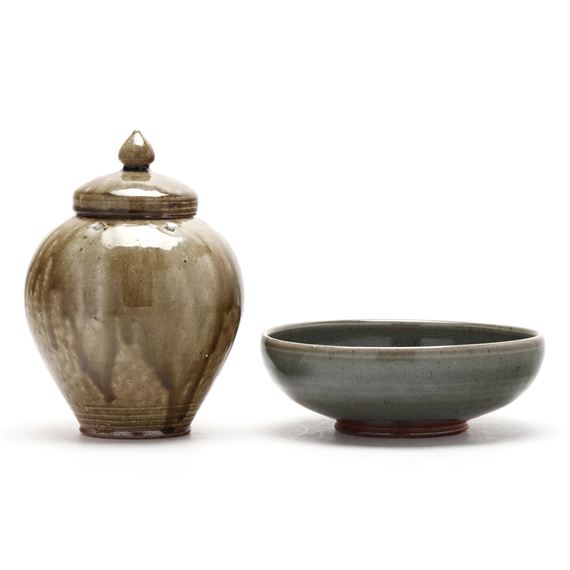 Mark Hewitt | Lidded Urn and Low Bowl | MutualArt