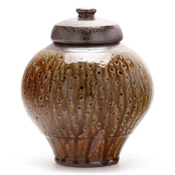 Donna Craven | A Covered Pottery Vessel | MutualArt