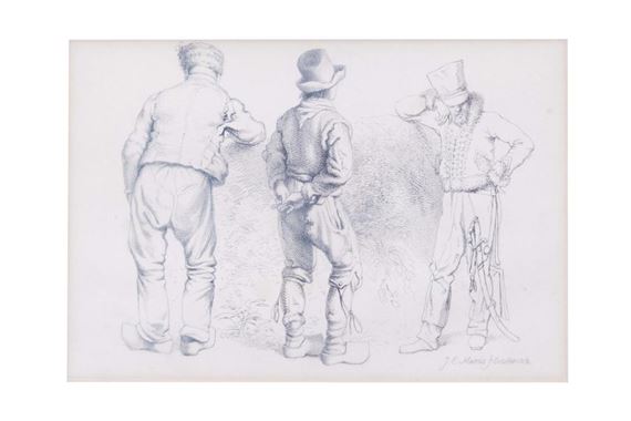 Jacob Ernst Marcus | Three Figures Standing (1774 - 1826) | MutualArt
