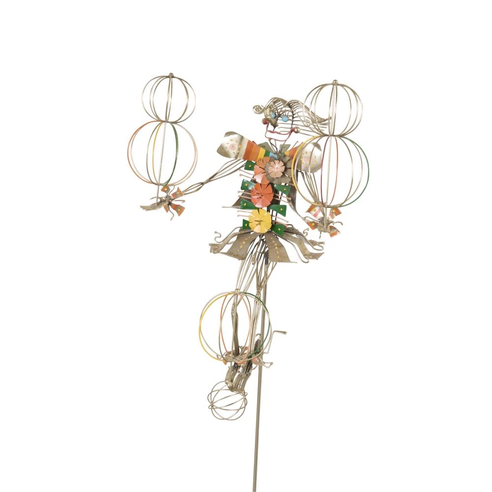 Joseph Burlini | MCM Kinetic Clown Sculpture (1979) | MutualArt