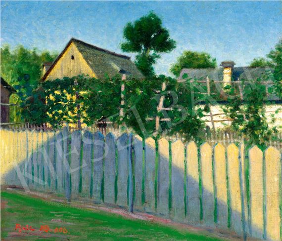 Péter Rátz | Garden in Nagybánya (1906) | MutualArt