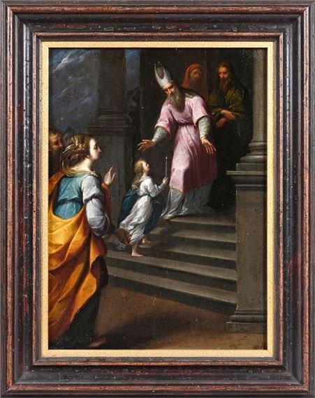 Italian School, 17th Century | The Presentation of the Virgin at the Temple (17th Century ...