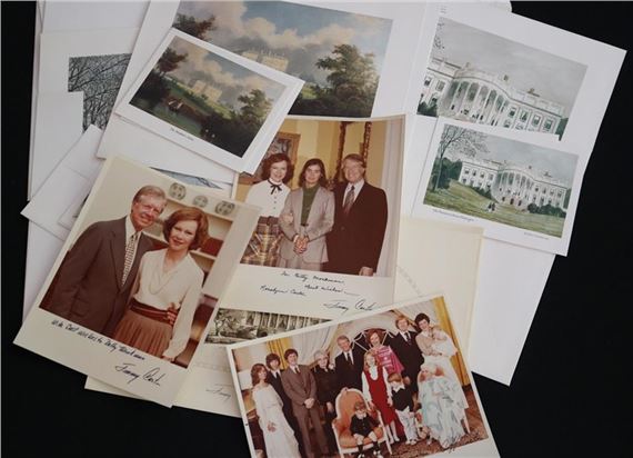 Jimmy Carter | PRESIDENT JIMMY CARTER AND ROSALYNN CARTE SIGNED ...