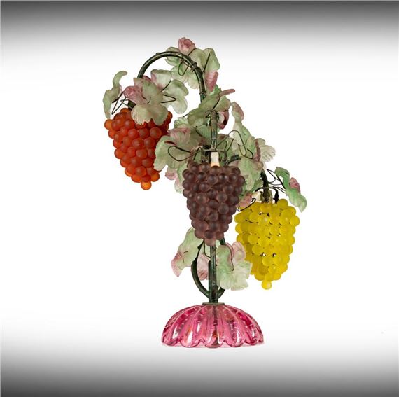 Jewelry | Janis Paige: A Murano Art Glass Grape Vine Table Lamp (Early ...