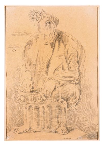 Alberto Savinio | L’archeologo (1947) | MutualArt