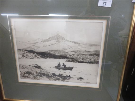 Norman Wilkinson | Three Framed and Signed Etchings by Norman Wilkinson | MutualArt