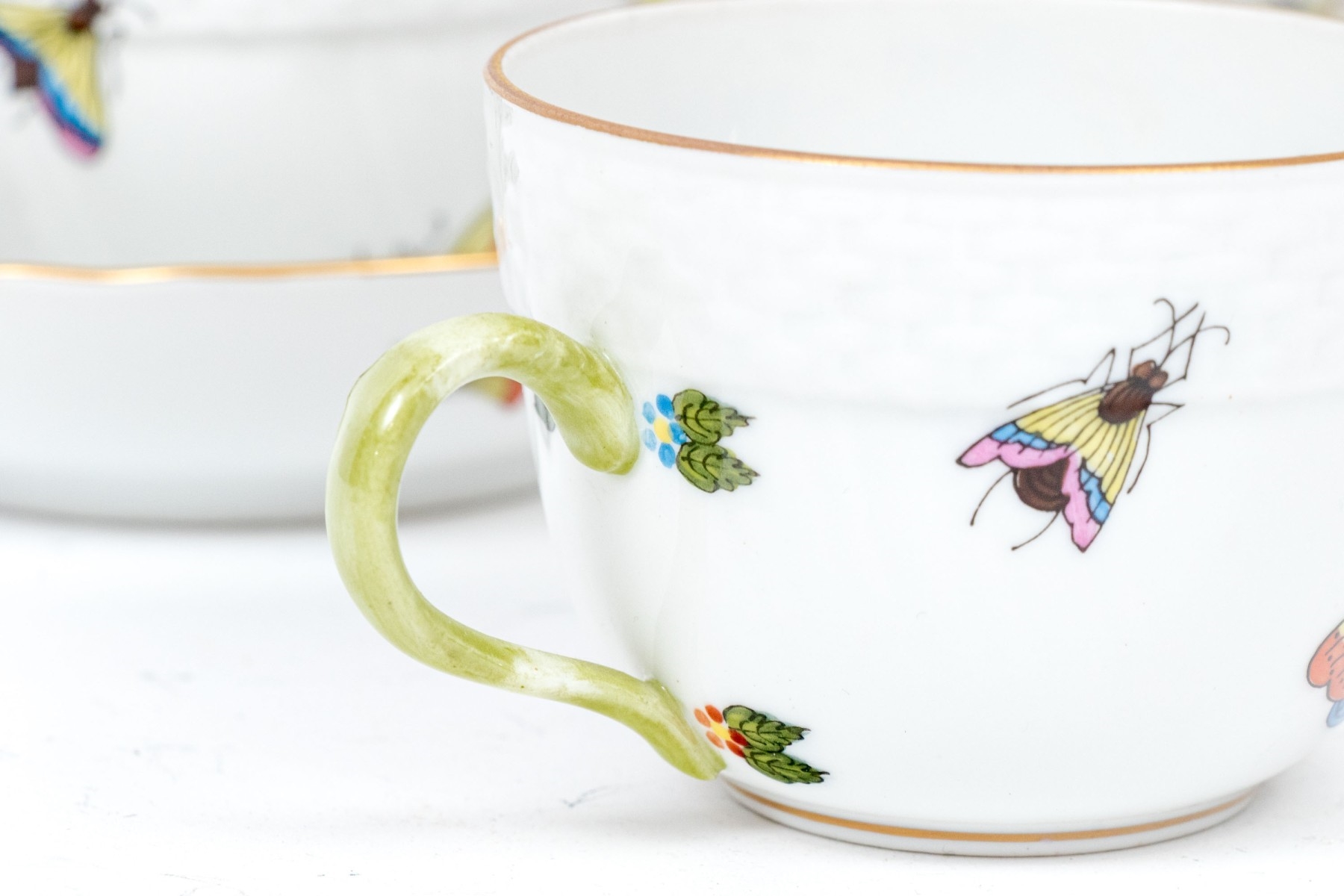 Herend Porcelain Factory | Herend Hand-Painted Set Of Six Porcelain ...