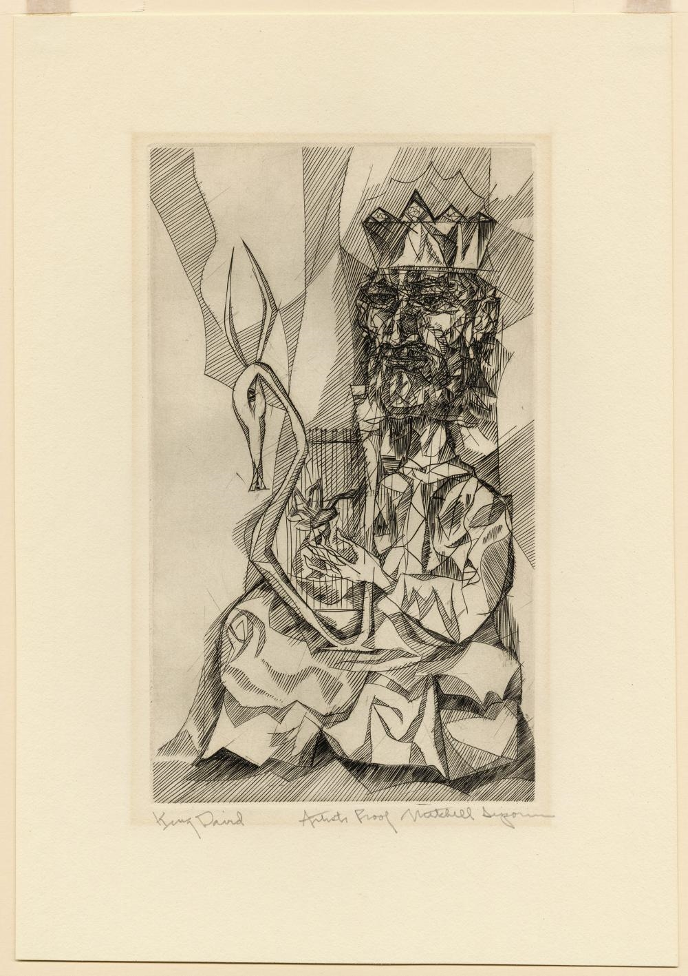 Mitchell Siporin | King David | MutualArt