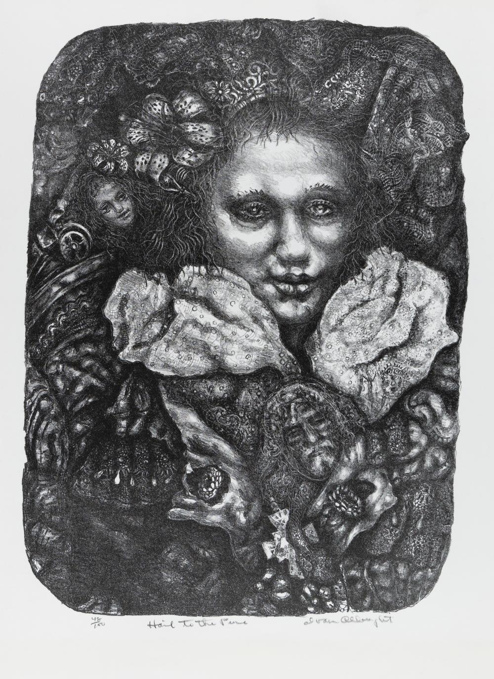 Ivan Albright | Ivan ALBRIGHT: Hail to the Pure (1977) | MutualArt