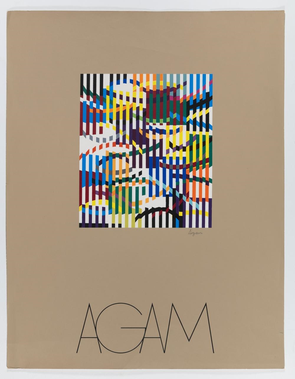 Yaacov Agam | AGAM - Poster (1980) | MutualArt
