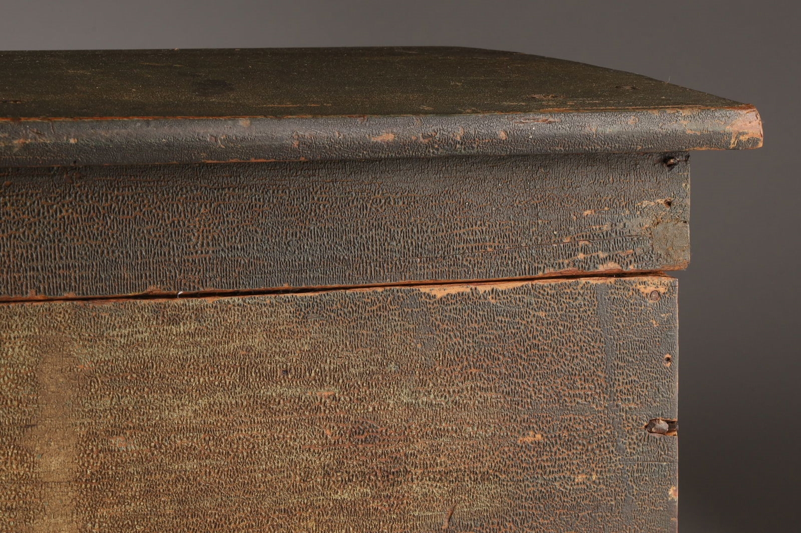 Prior | Antique 1830s Quebec Dome Box Original Paint (1830s) | MutualArt