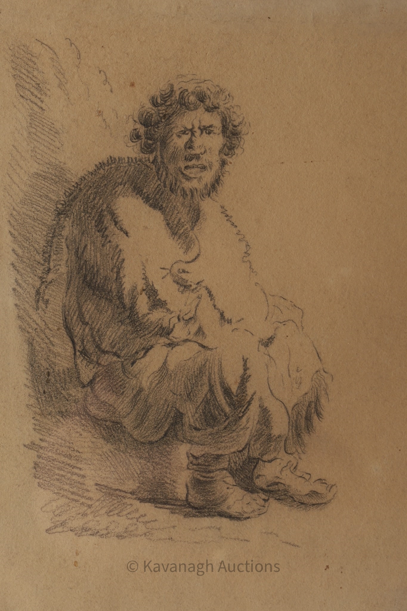 Rembrandt van Rijn | After Rembrandt Van Rijn Sheet of Studies Drawings ...