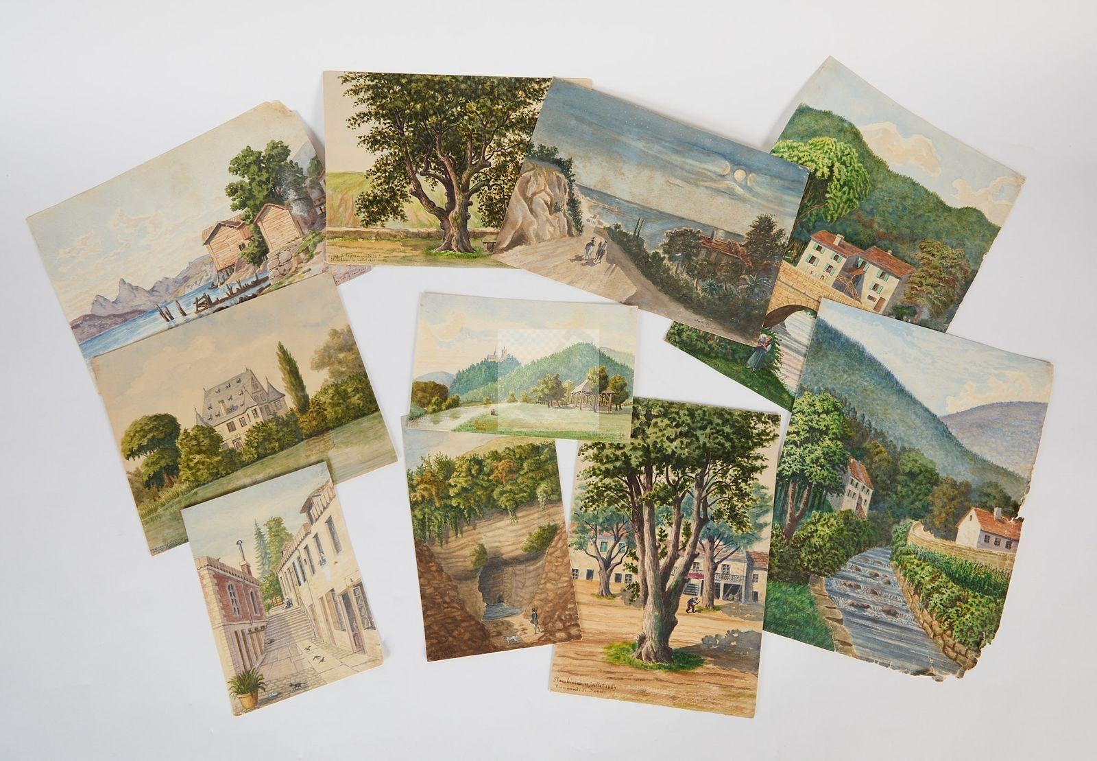 Charles Léon Veron de Bellecour | Paysages (19) | MutualArt