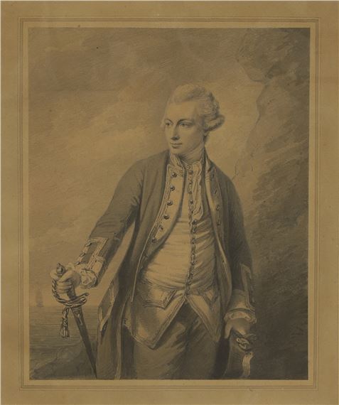 Henry Edridge | Portrait of Sir John Jervis Earl of St Vincent | MutualArt