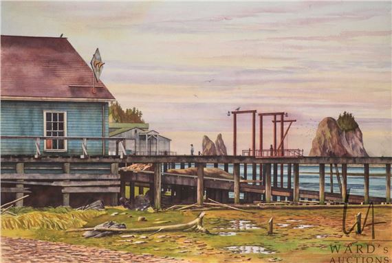 John Zupan | Loading Dock at La Push | MutualArt