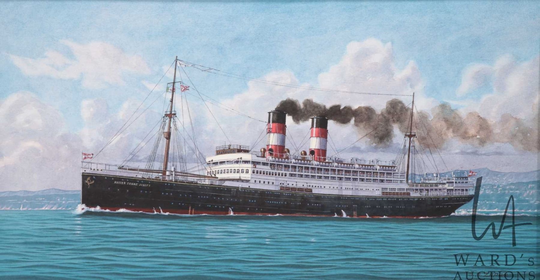 John Zupan | The passenger liner Kaiser Franz Joseph | MutualArt