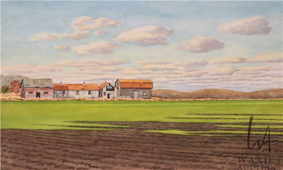 John Zupan | A rural farm scene | MutualArt