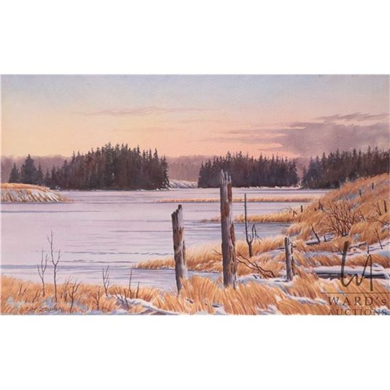 John Zupan | Late Afternoon, Astotin Lake | MutualArt