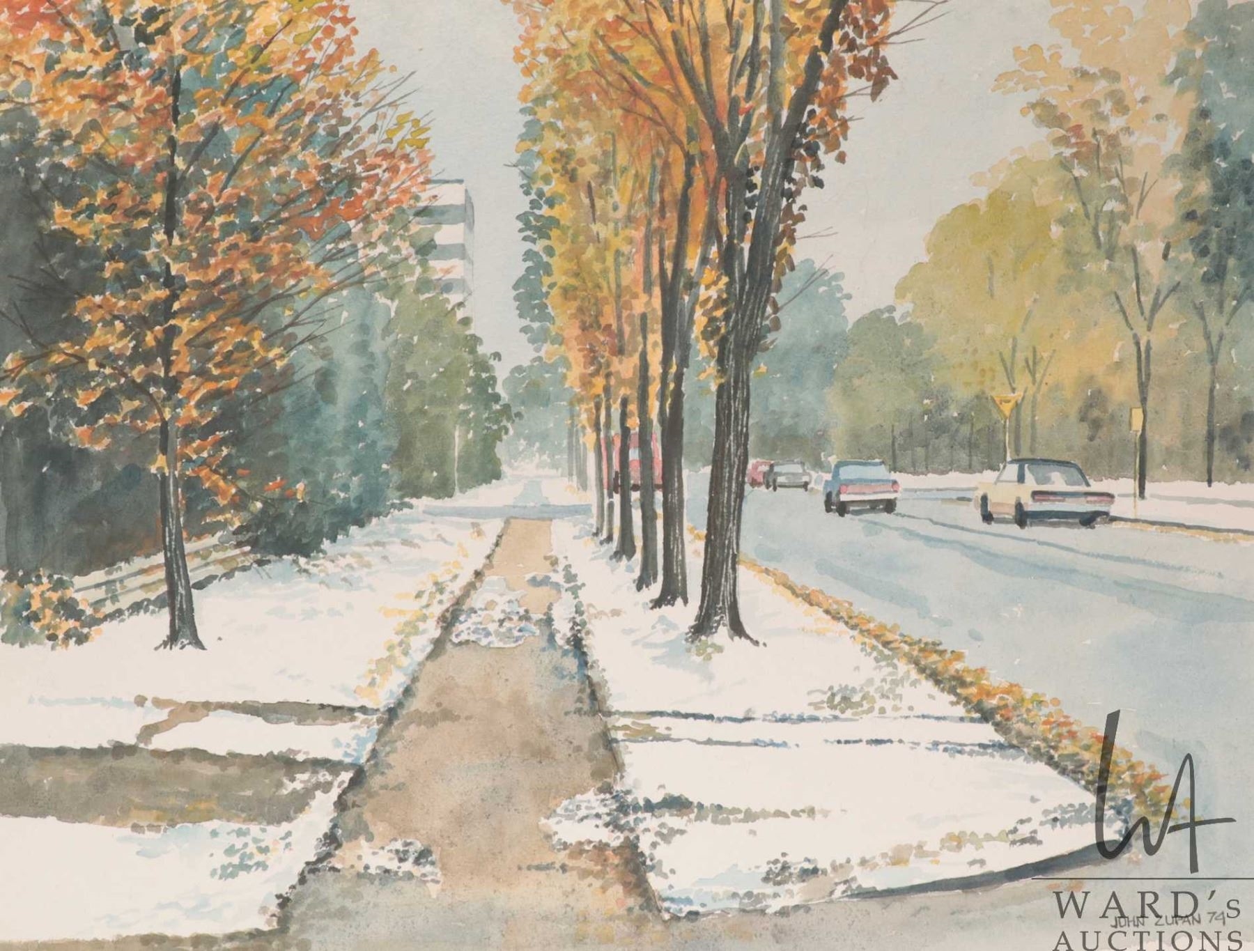 John Zupan | A street scene (74) | MutualArt