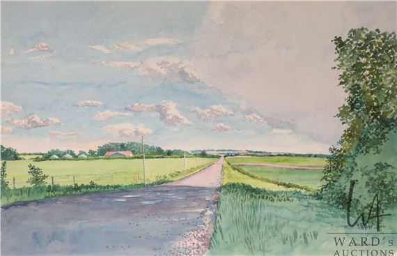 John Zupan | Landscape South of Edmonton | MutualArt