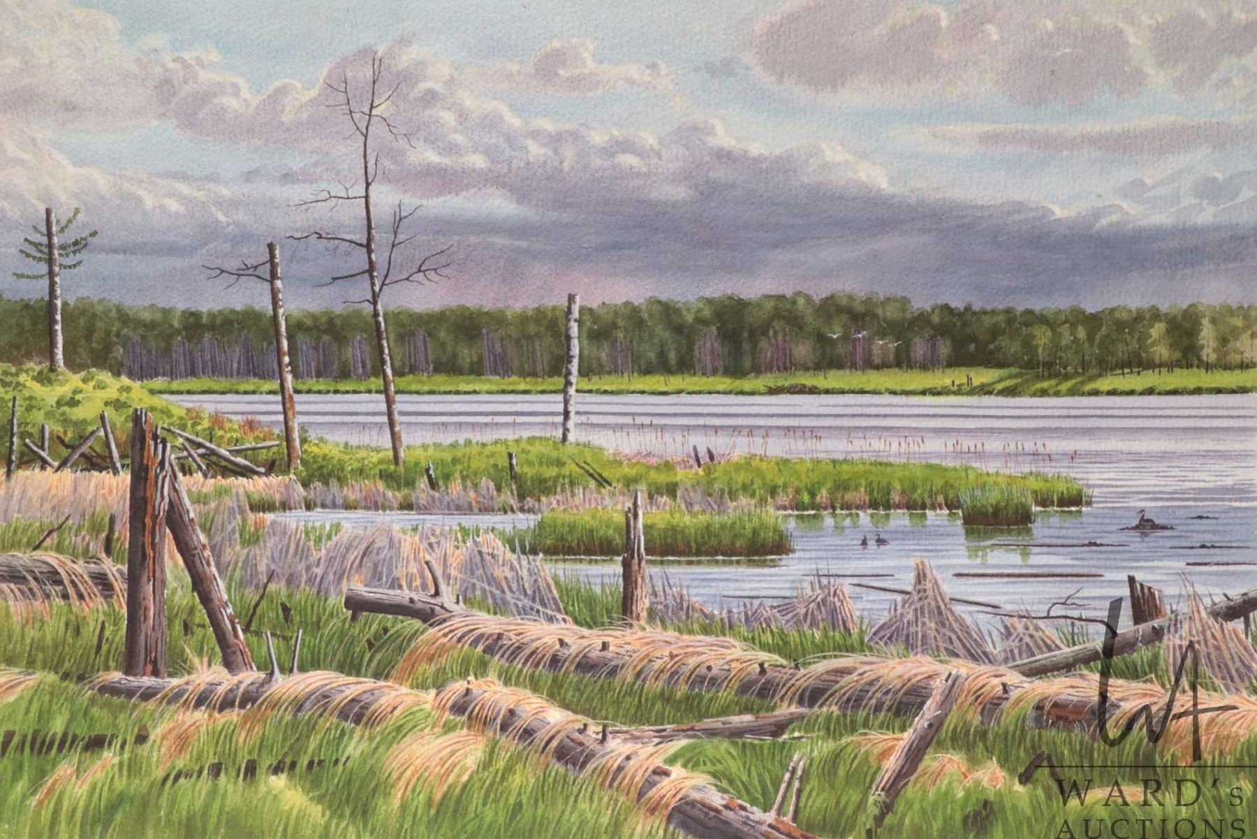 John Zupan | A lake scene | MutualArt