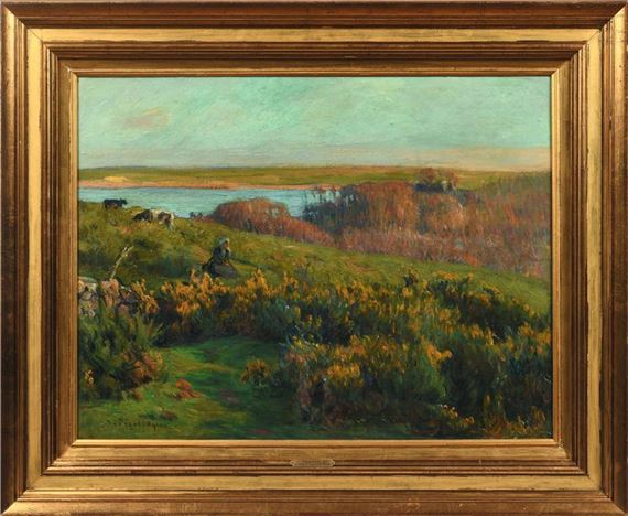 Jean Bertrand Pegot-Ogier | The Grazelou Valley at Le Pouldu | MutualArt