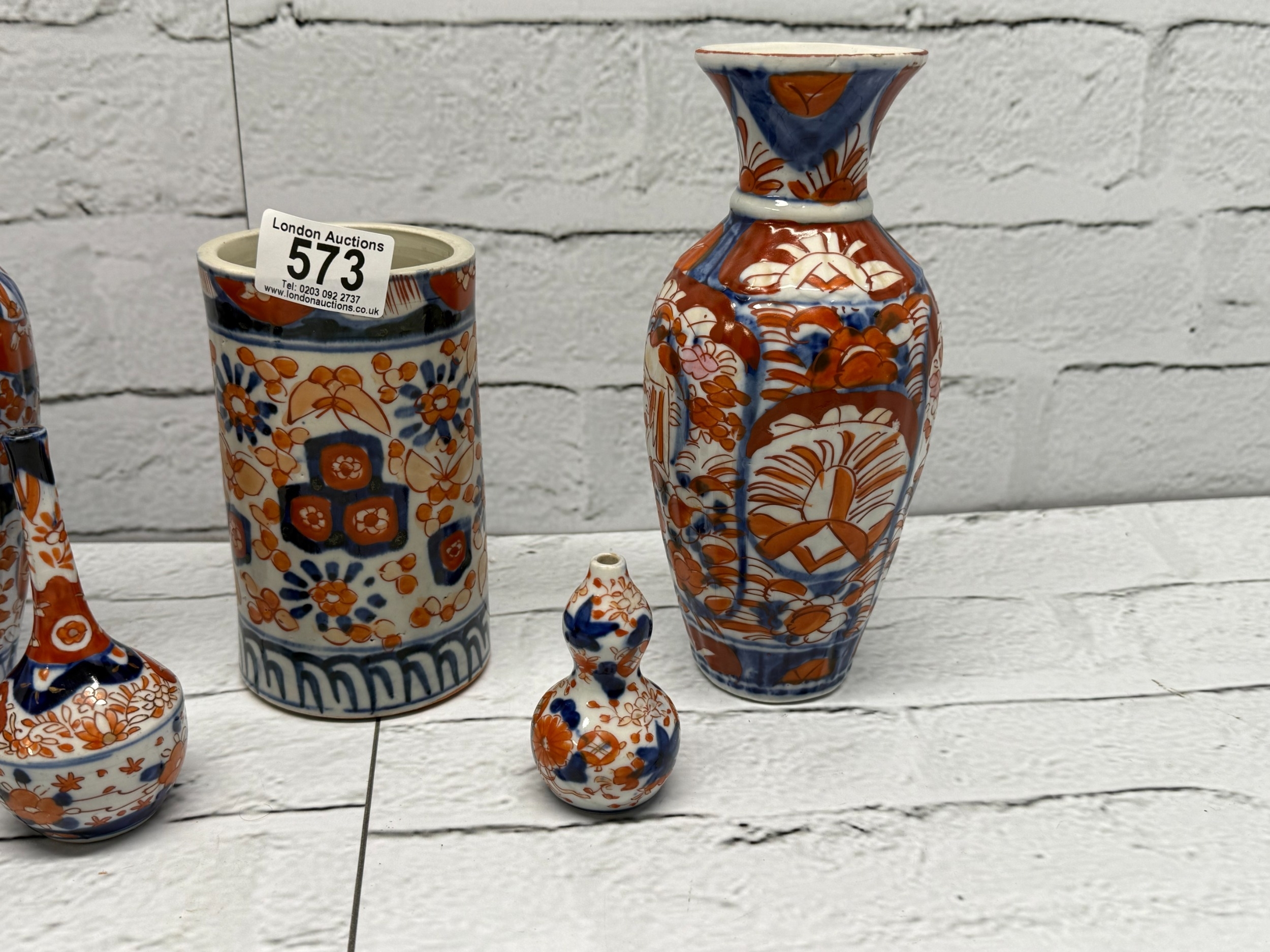 Similar | A Collection of Japanese Imari Style Vases and similar ...