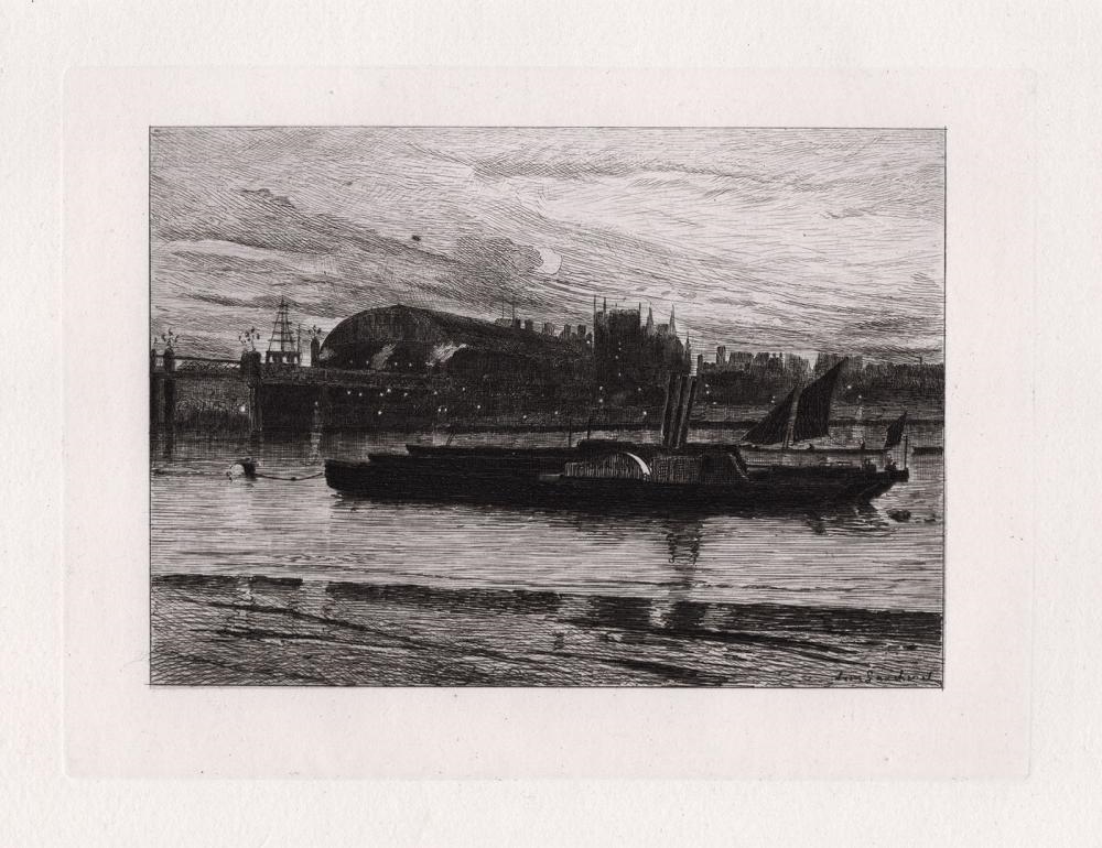 John William Inchbold | John William Inchbold Charing Cross etching ...