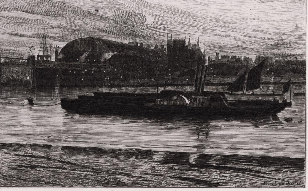 John William Inchbold | John William Inchbold Charing Cross etching ...