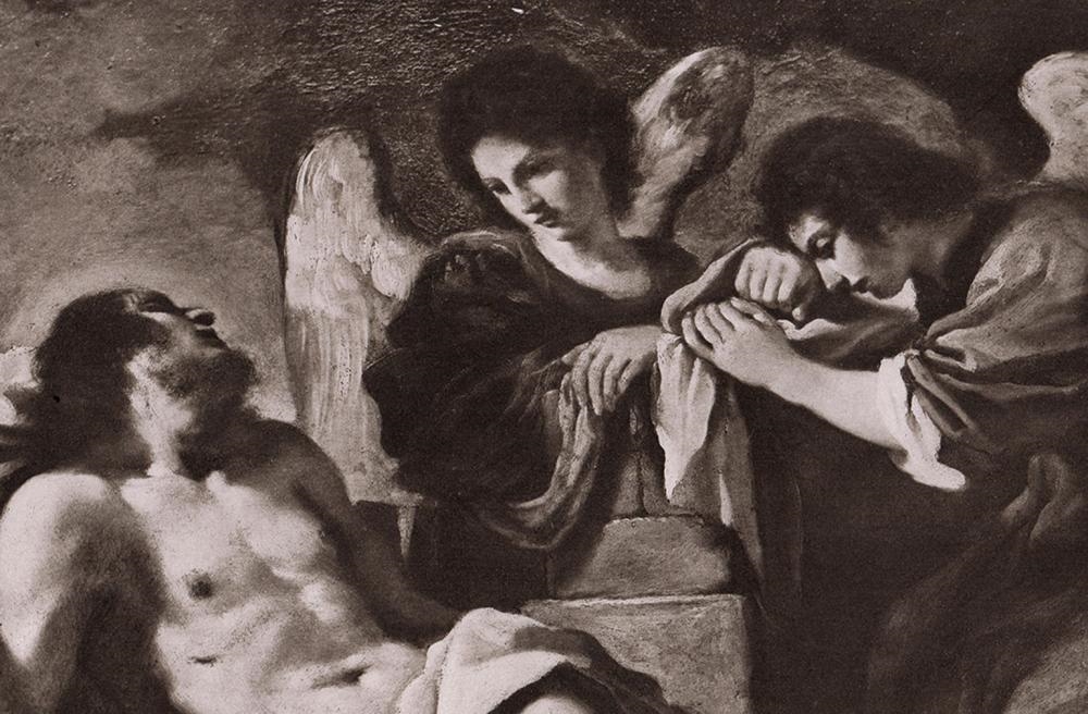 Il Guercino | Guercino Angels Weeping over Dead Christ 1891 Print ...