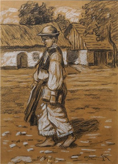 Vilém Topinka | Chlapec v kroji | MutualArt