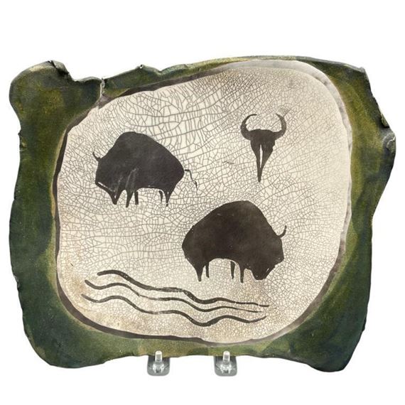 Jan Hurd | Ceramic wall plaque designed by Jan Hurd | MutualArt