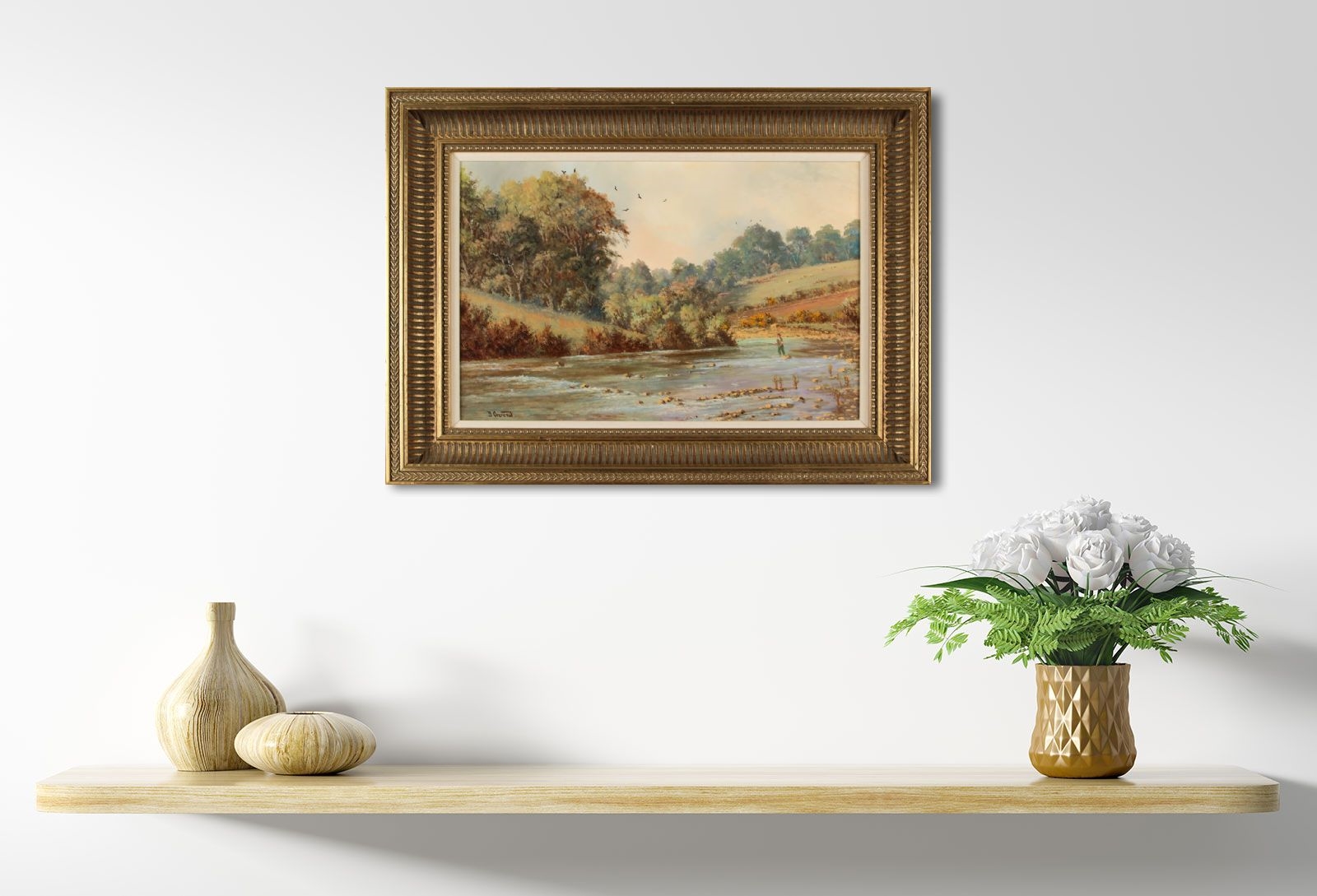 David Overend | THE NECK OF THE BOATHOLE RIVER GLENELLY | MutualArt