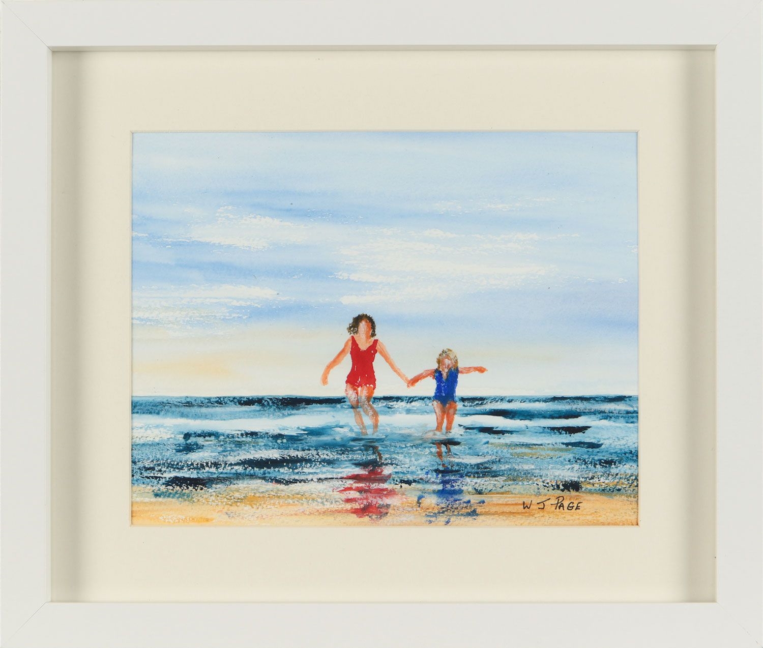 William J. Page | A SPLASH WITH MUM | MutualArt
