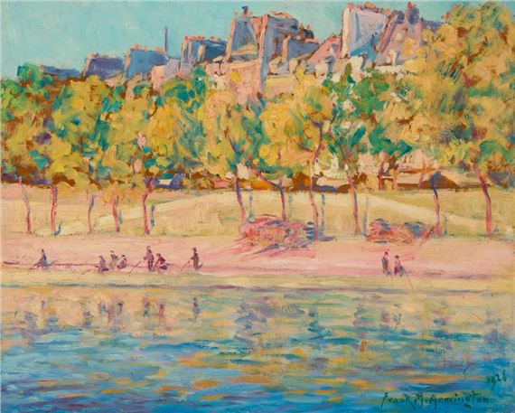 Frank Milton Armington | Quai des Celestins, Paris (1926) | MutualArt