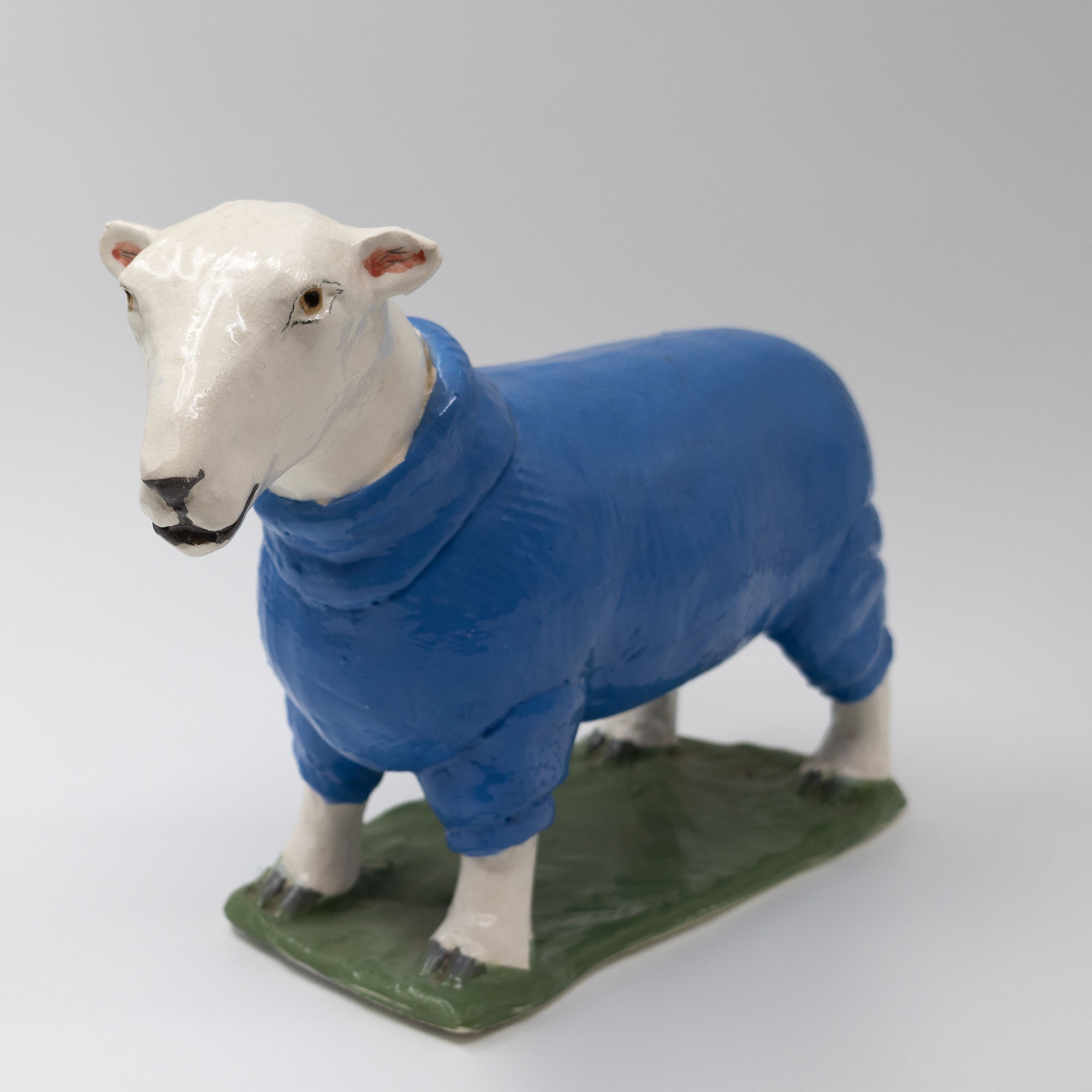 Gregor Kregar | Sheep in Blue Jumper (1972) | MutualArt