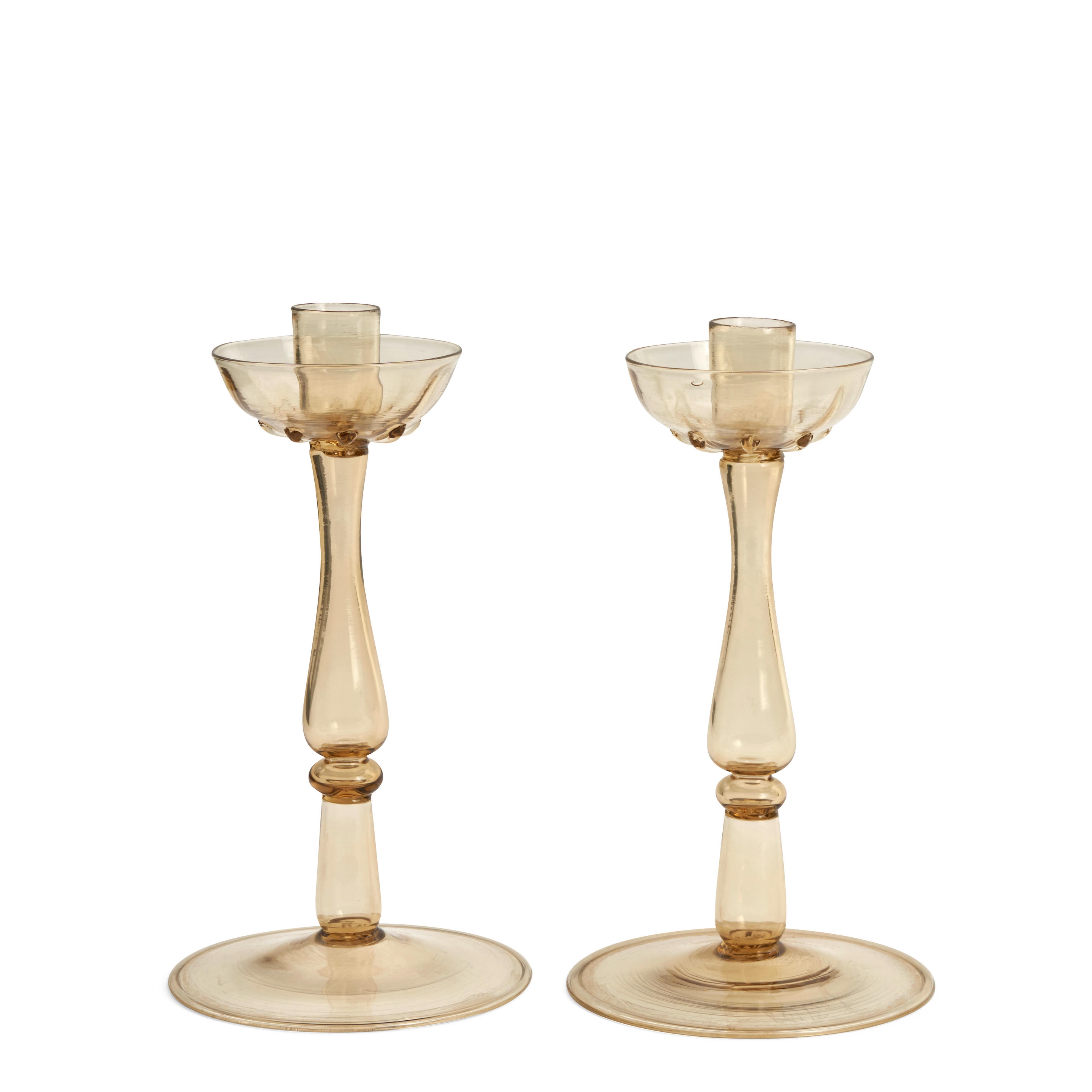 MVM Cappellin | PAIR OF MVM CAPPELLIN CANDLESTICKS | MutualArt