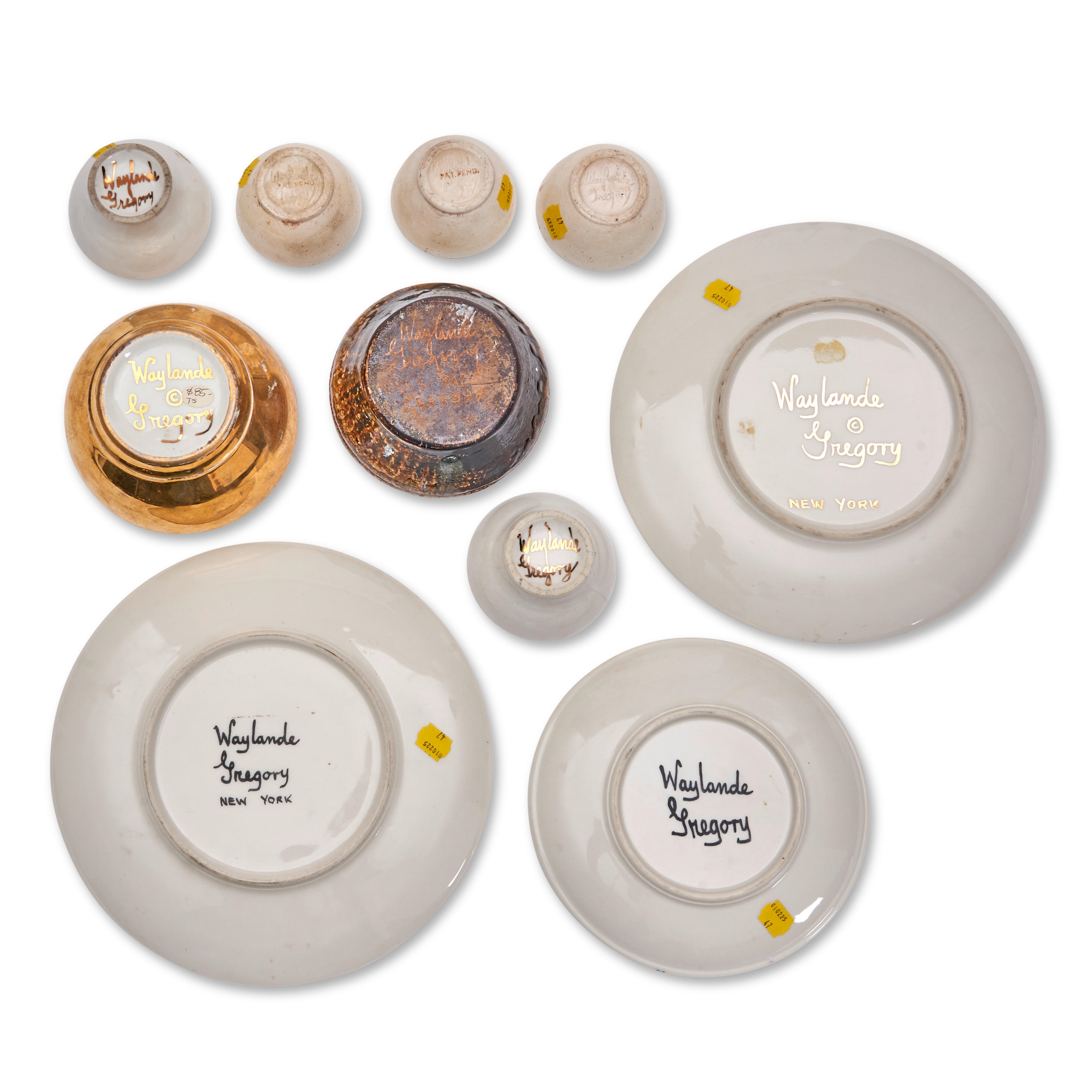 Waylande Gregory | TEN WAYLANDE GREGORY (1905-1971) CERAMIC TABLEWARES ...