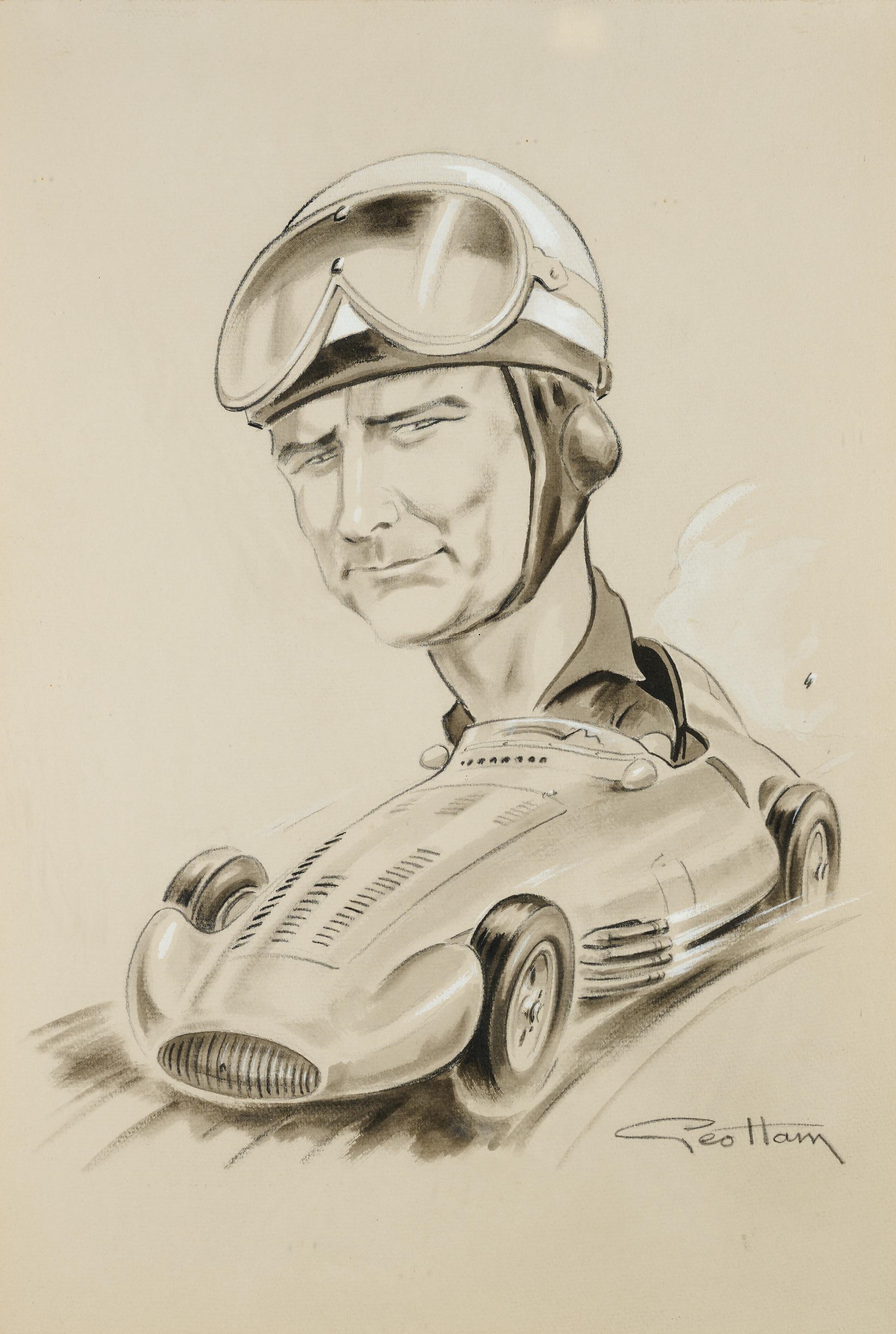 Géo‏ Ham | GÉO HAM (GEORGES HAMEL DIT: 1900-1972) Jean Behra (1921 ...