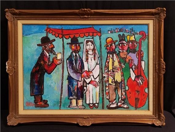 Jovan Obican | Signed Jovan Obican oil painting on canvas | MutualArt