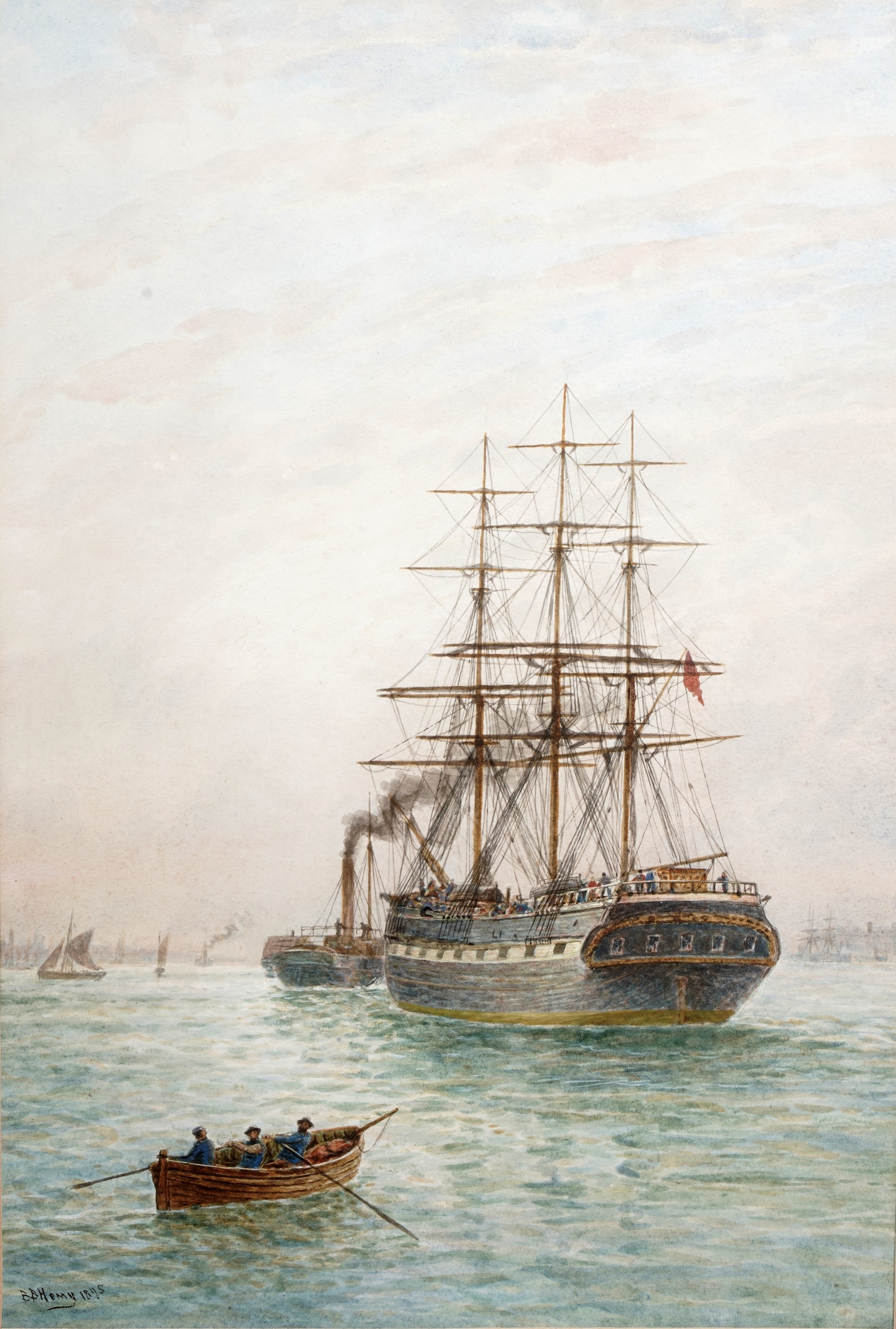 Bernard Benedict Hemy | Bernard Benedict Hemy – Two views of a paddle ...