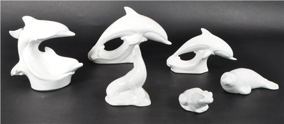 Poole Pottery | POOLE POTTERY - LATE 20TH CENTURY WHITE CERAMIC ANIMAL ...