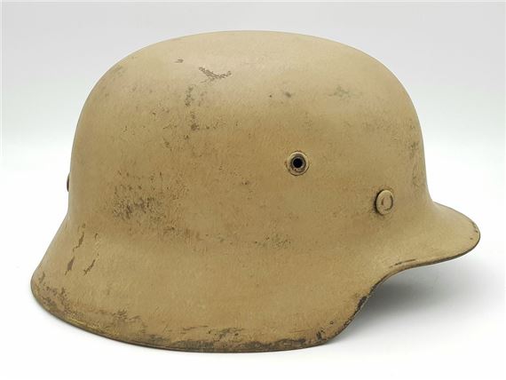 Batch | A WW2 German Africa Corps M35 Helmet with | MutualArt